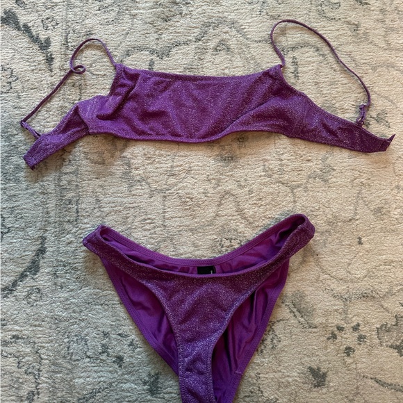 triangl swimwear | Swim | Purple Sparkle Triangl Bikini | Poshmark